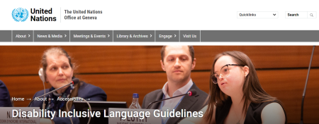 United Nations Geneva - Disability Inclusive Language | ICCROM | Our Collections Matter